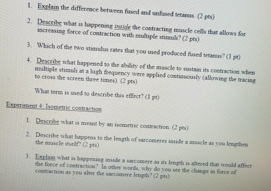 Solved 1. Explain the difference between fused and unfused | Chegg.com