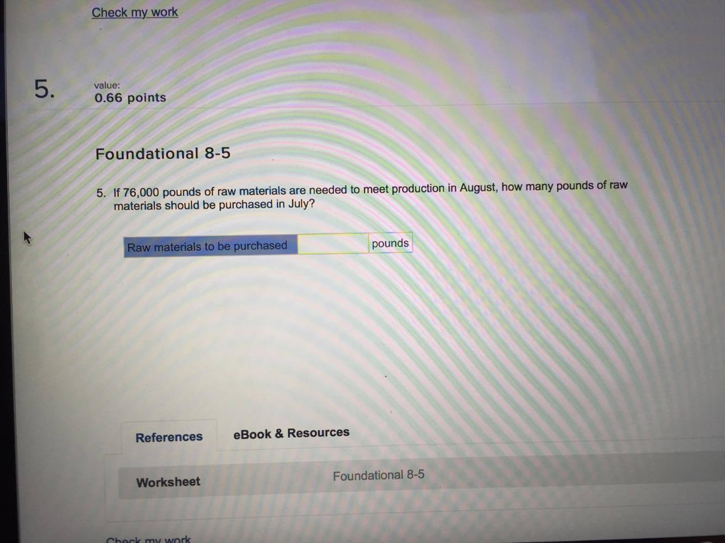 Solved Foundational [LO8-2, LO8-3, L08-4, L08-5, L08-7, | Chegg.com