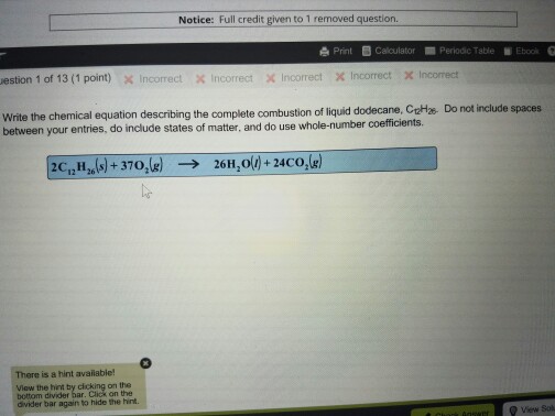 Solved Write the chemical equation describing the complete | Chegg.com