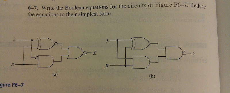 Solved Write The Boolean Equations For The Circuits Of