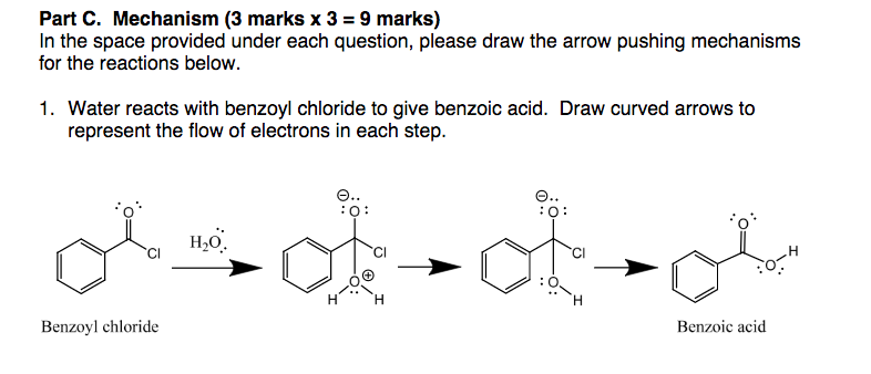 Solved Part C. Mechanism (3 marks x 3 = 9 marks) In the | Chegg.com Solved Part C. Mechanism (3 marks x 3 = 9 marks) In the | Chegg.com