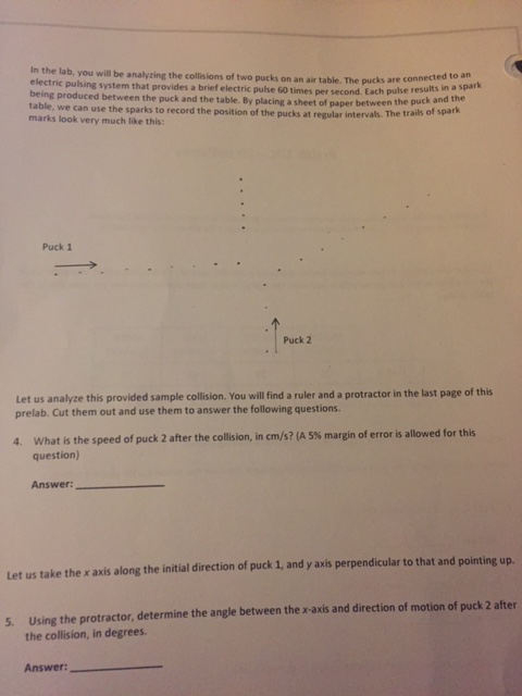Solved Prelab 2DC-2D collisions This prelab should be | Chegg.com