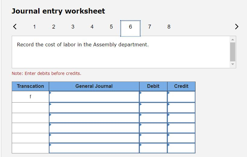 Solved Prepare journal entries for the transactions in the | Chegg.com