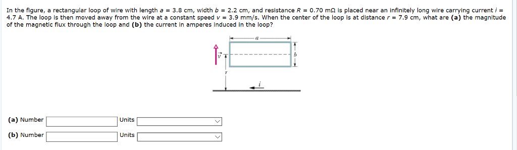 Solved In the figure, a rectangular loop of wire with length | Chegg.com