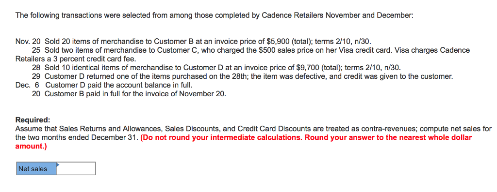 Solved The following transactions were selected from among | Chegg.com