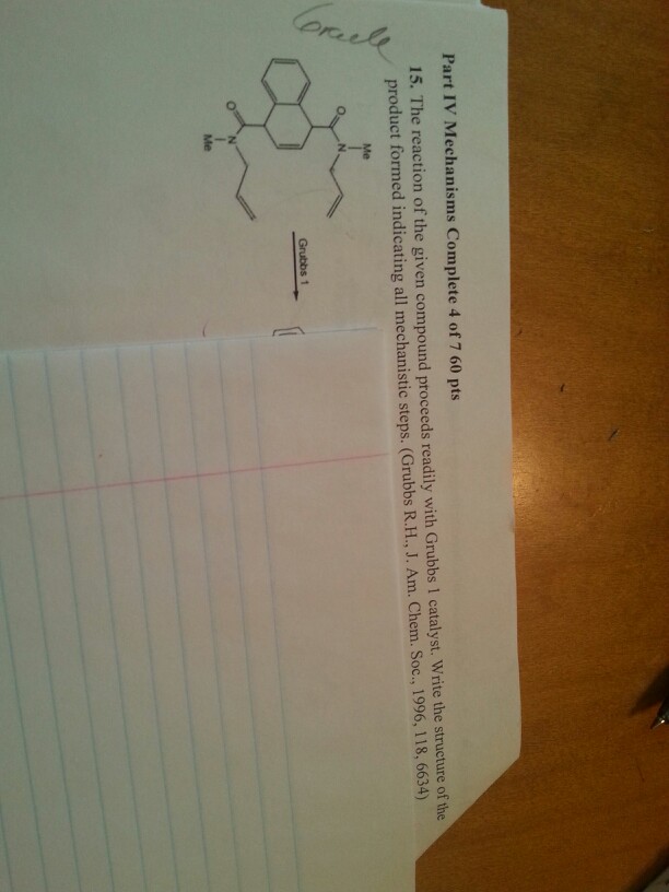Solved Write the product of the compound when it reacts | Chegg.com