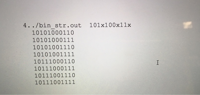 Solved 2 Write Program Called Bin Strc That Completes A 2617