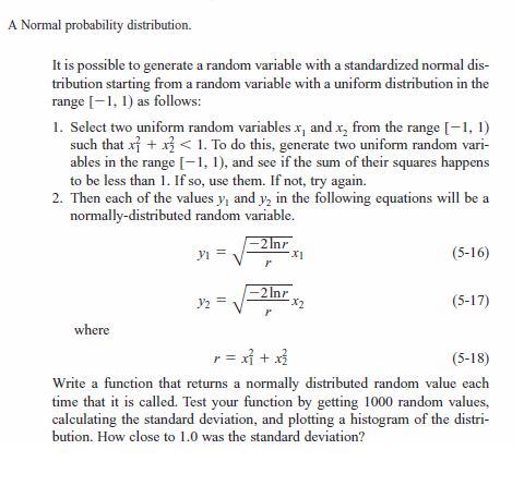 It is possible to generate a random variable with a | Chegg.com