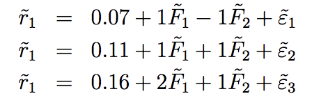 1. Two common factors, F1 and F2, drive stock | Chegg.com