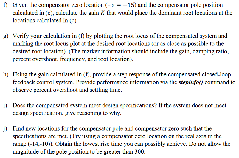 Solved Now consider the open-loop system G(s) S(s10) (s 50) | Chegg.com