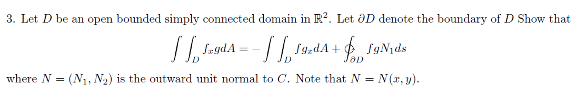 Let D be an open bounded simply connected domain in | Chegg.com