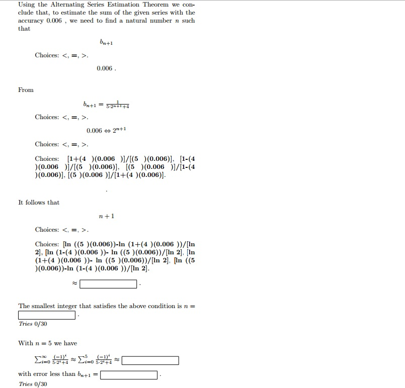 Solved Using The Alternating Series Estimation Theorem We 7695