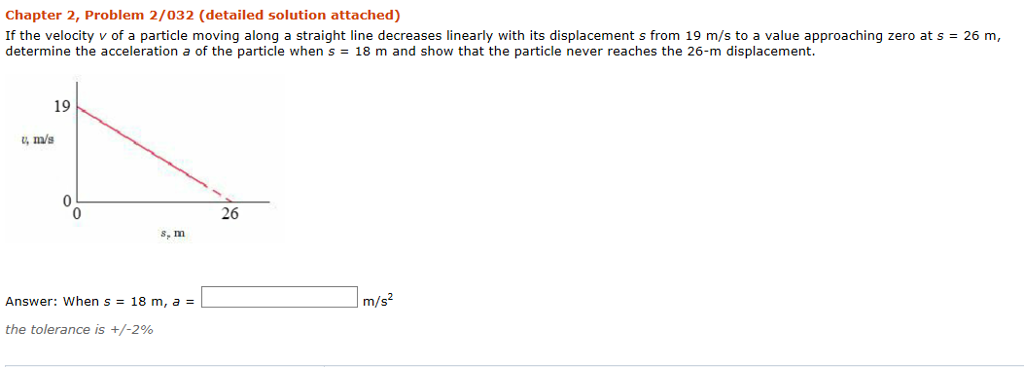 Solved Chapter 2, Problem 2/032 (detailed solution attached) | Chegg.com