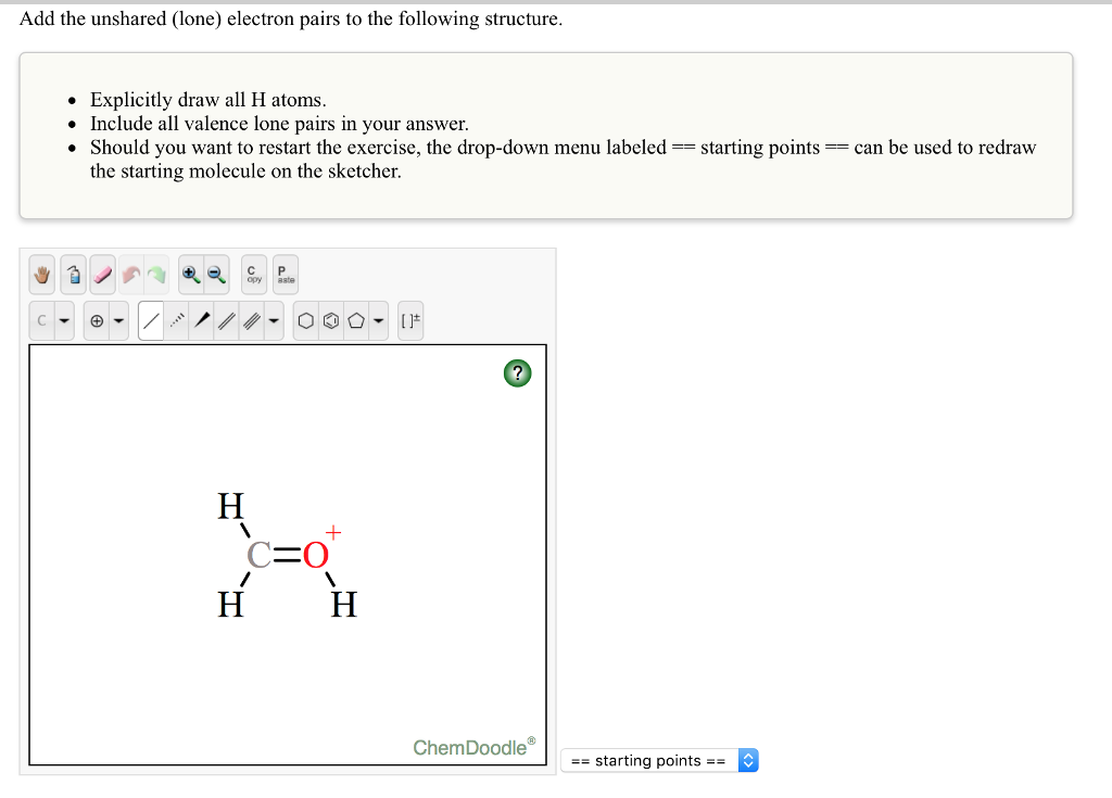 Solved Add the unshared (lone) electron pairs to the | Chegg.com