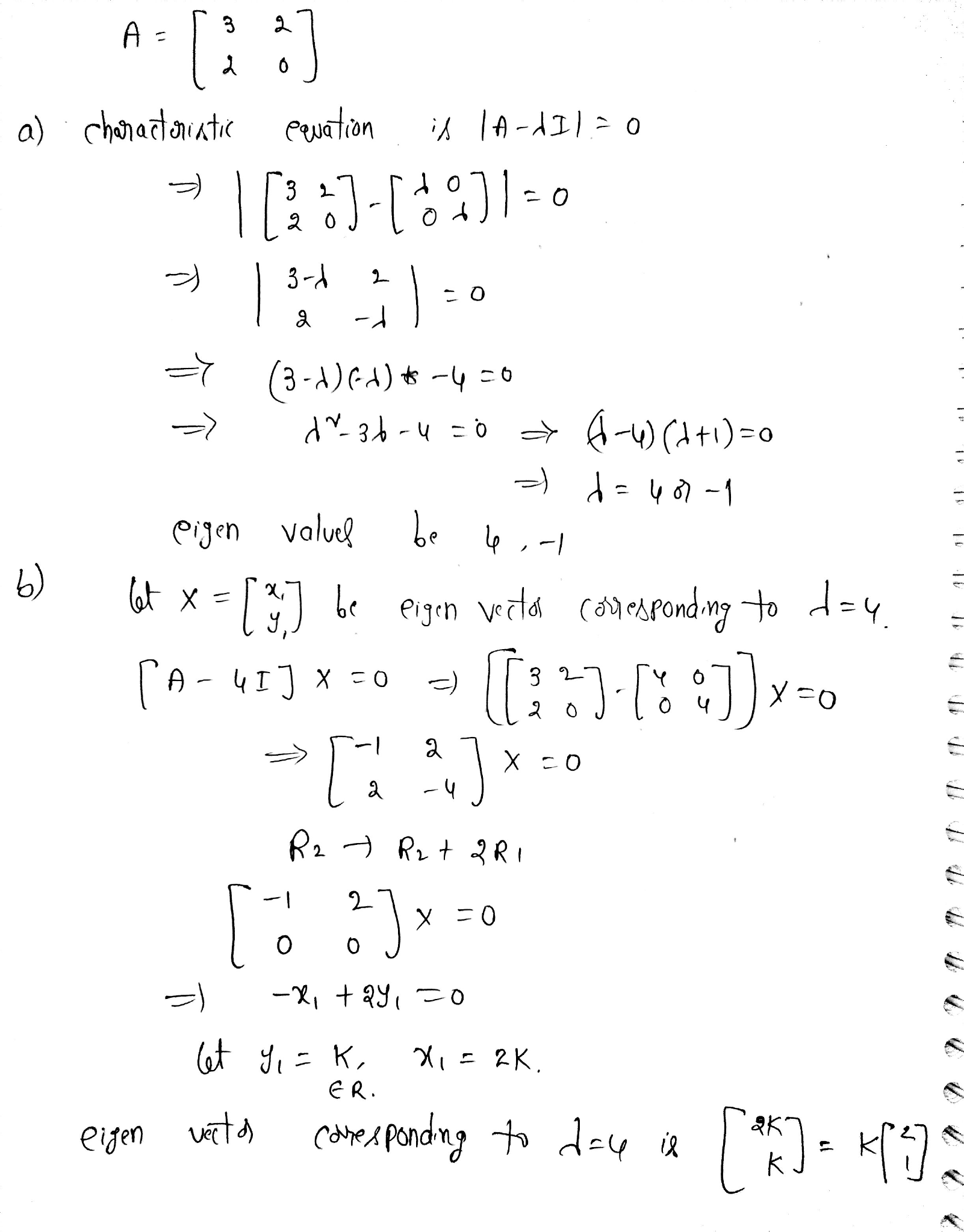Solved: Linear Algebra: Please Solve Only The Parts D, E ,... | Chegg.com