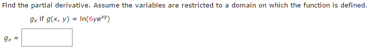 Solved Find the partial derivative. Assume the variables are | Chegg.com