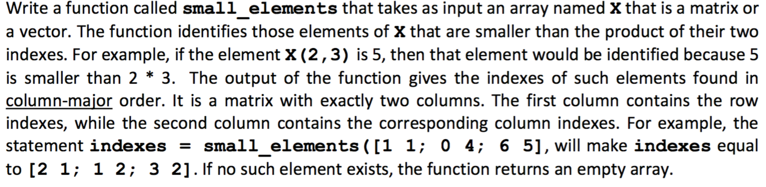 Solved Write in Matlab Write a function called | Chegg.com