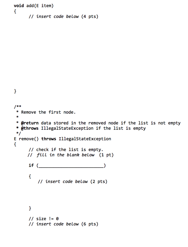4 37 Pts Implement A Generic Class Stackreorder To Chegg