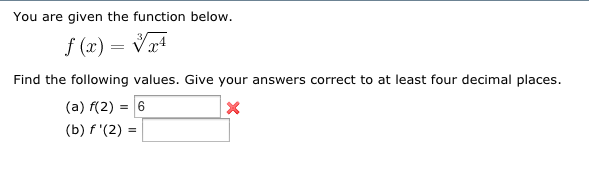 Solved You are given the function below. f(x) = 3 Squareroot | Chegg.com