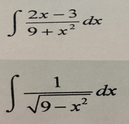 Solved Evaluate integrals integral 2x - 3/9 + x^2 dx | Chegg.com