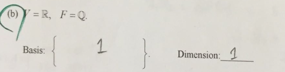 Solved Find the dimension and the basis of each vector space | Chegg.com