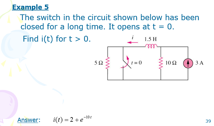 Solved The Step-Response of a RL/RC Circuit Derive the | Chegg.com