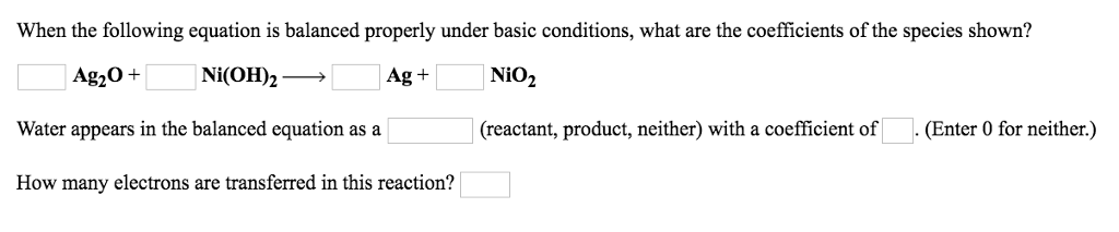 Solved When the following equation is balanced properly | Chegg.com