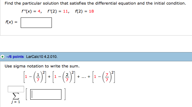 Solved Find the particular solution that satisfies the | Chegg.com