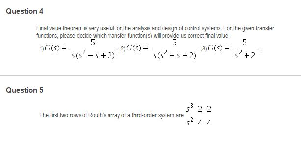 Solved For 4 Which Functions Provide The Correct Final
