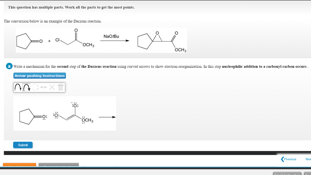 Solved The conversion below is an example of the Darzens | Chegg.com