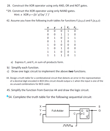 Draw The Combinational Circuit That Directly