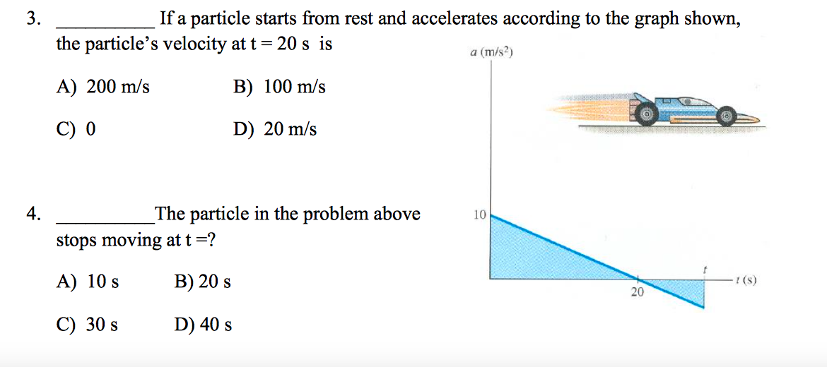 Solved If a particle starts from rest and accelerates | Chegg.com Solved If a particle starts from rest and accelerates | Chegg.com