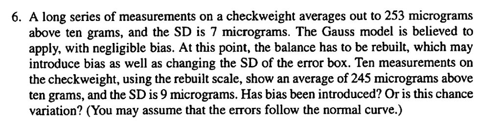 Solved which SD would I use to calculate the SE for the | Chegg.com