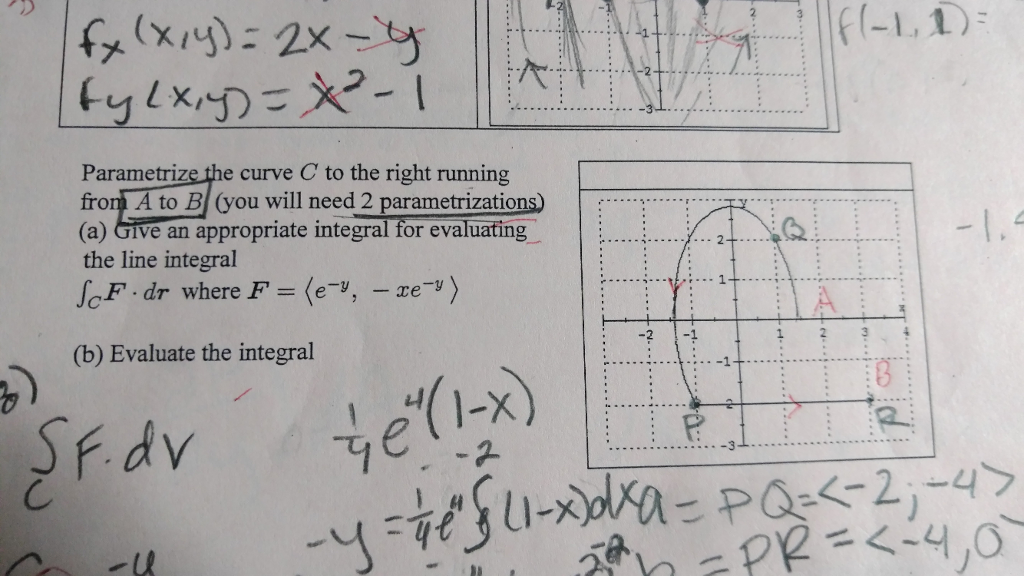 Solved Parametrize e curve C to the right running from A to | Chegg.com