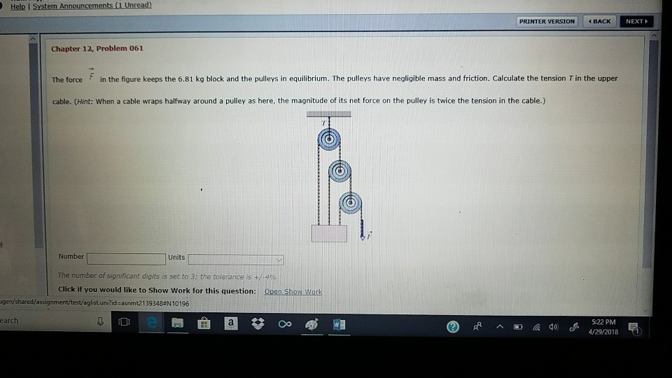 Solved Help I PRINTER VERSION BACK NEXT Chapter 12, Problem | Chegg.com