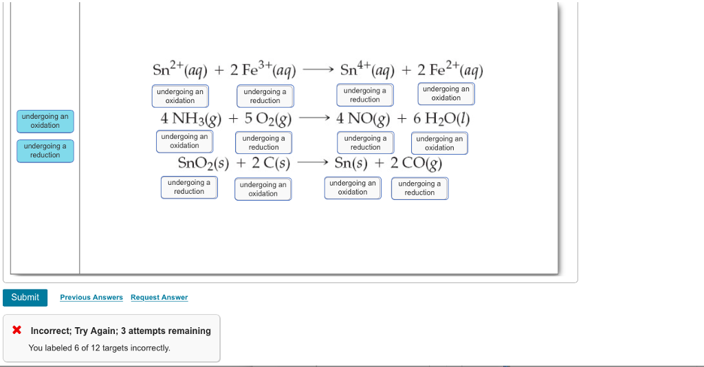 Solved Sn2+(aq) + 2 Fe3-+(aq)-→ Sn4+(aq) + 2 Fe2+(aq) 4 | Chegg.com