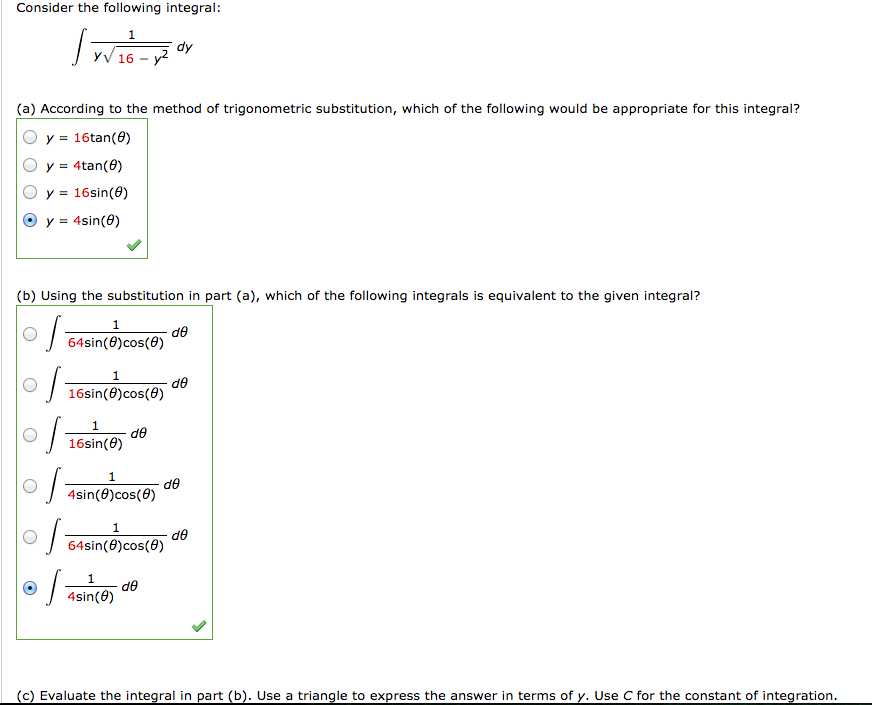 Solved Consider the following integral: According to the | Chegg.com Solved Consider the following integral: According to the | Chegg.com