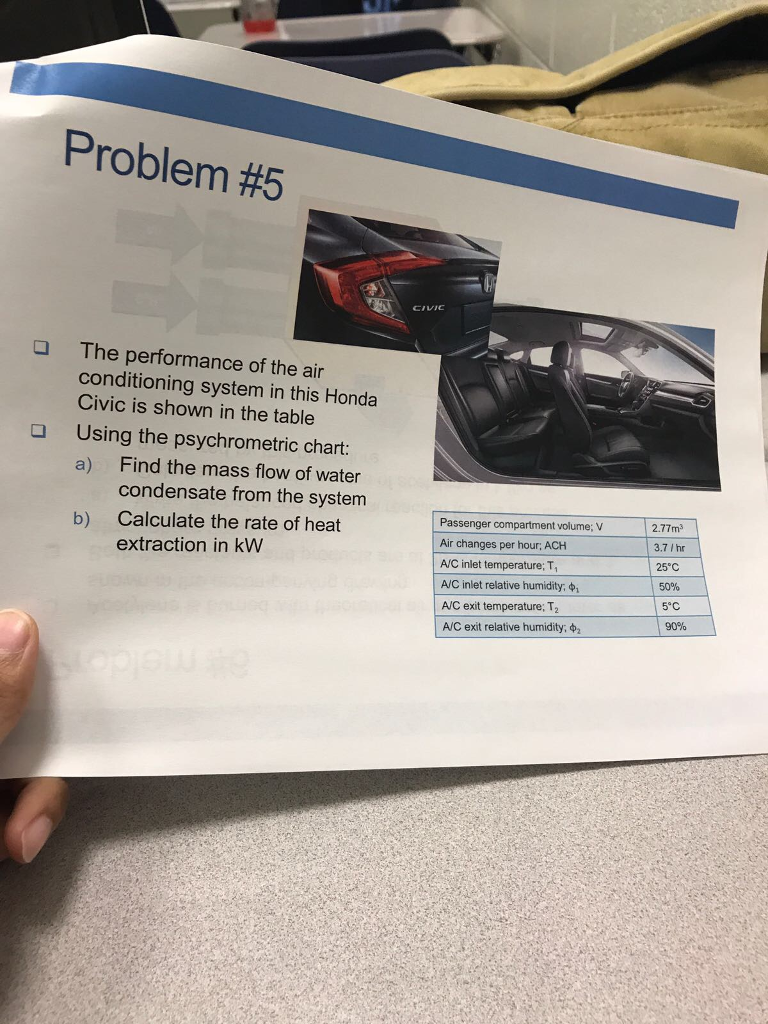 Solved The performance of the air conditioning system in | Chegg.com