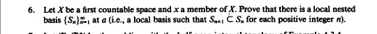 Solved Let X be a first countable space and x a member ofX. | Chegg.com