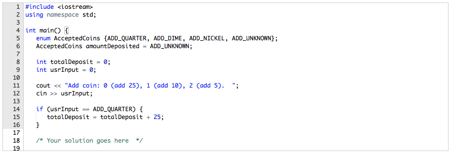 Solved Complete the code provided to add the appropriate | Chegg.com