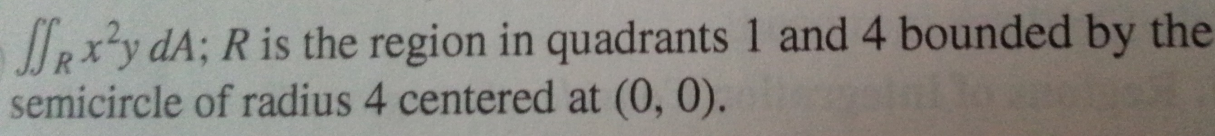 Solved R is the region in quadrants 1 and 4 bounded by the | Chegg.com
