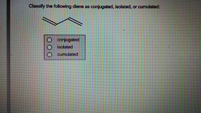 Isolated Diene Vs Conjugated Diene
