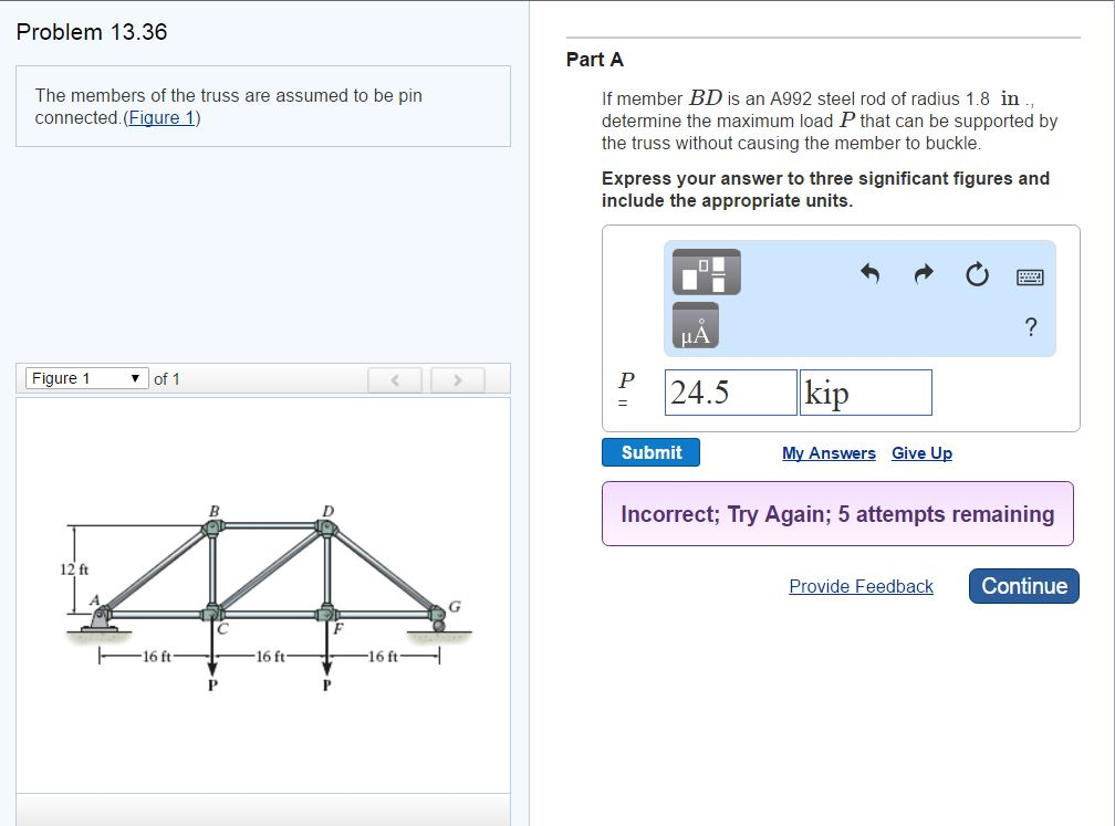 Solved The members of the truss are assumed to be pin | Chegg.com