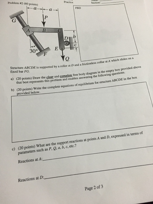 Solved Structure ABCDE is supported by a roller at D and a | Chegg.com