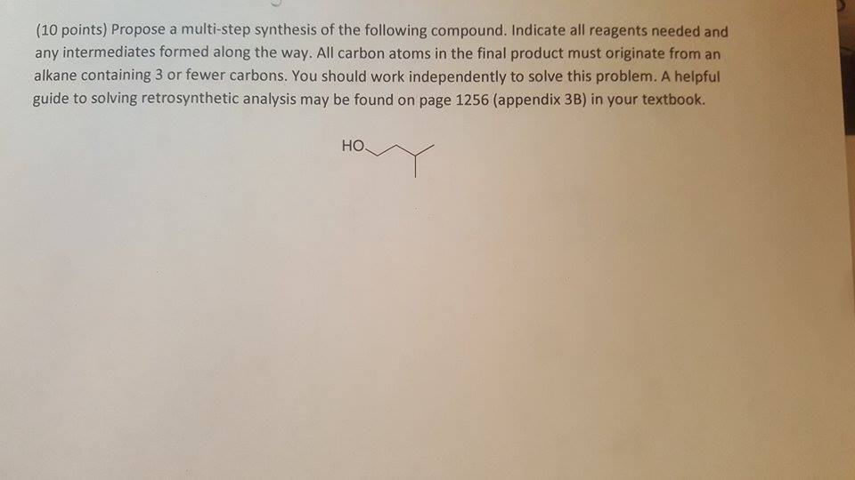 Solved Propose a multi-step synthesis of the following | Chegg.com