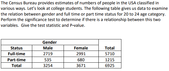 Solved The Census Bureau provides estimates of numbers of | Chegg.com
