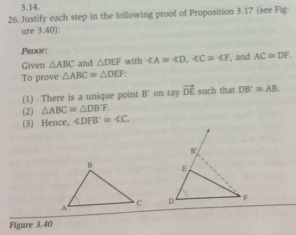 Solved 3.14 26. Justify each step in the following proof of | Chegg.com