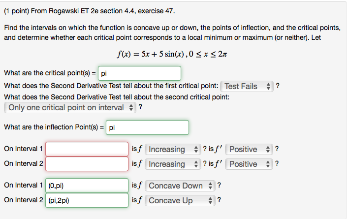 Solved Find the intervals on which the function is concave | Chegg.com
