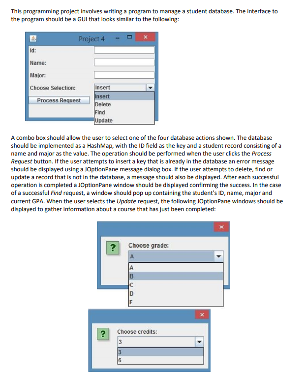 Solved This programming project involves writing a program | Chegg.com