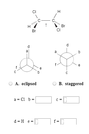 Solved Show the conformation of the following wedge-dash | Chegg.com